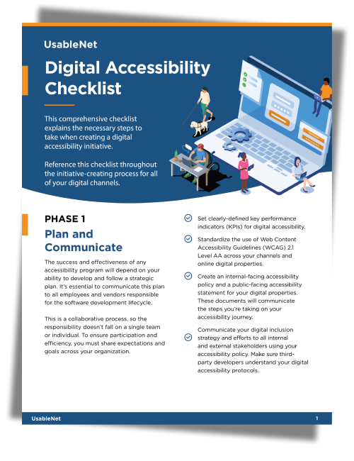 Accessibility Testing: The Ultimate Guide | UsableNet